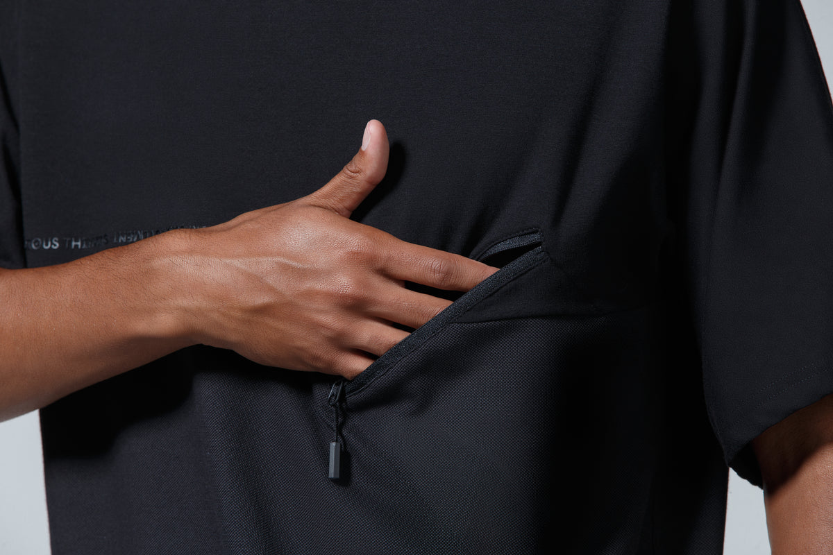 Bank Buck Mock Neck Shirt – NONCHALANT