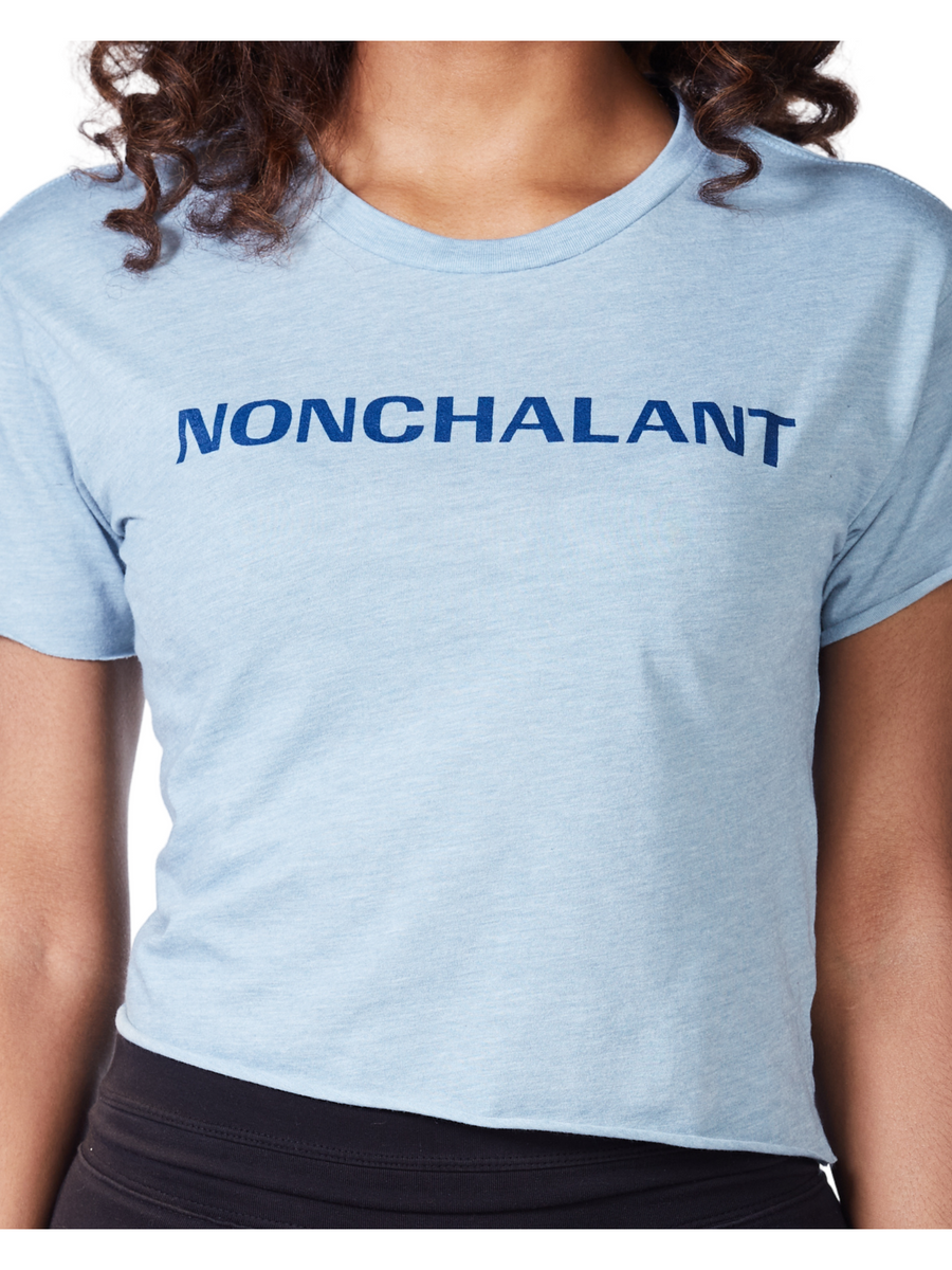Women's Logo Cropped T-Shirt – NONCHALANT