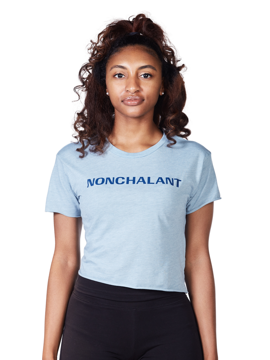 Women's Logo Cropped T-Shirt – NONCHALANT